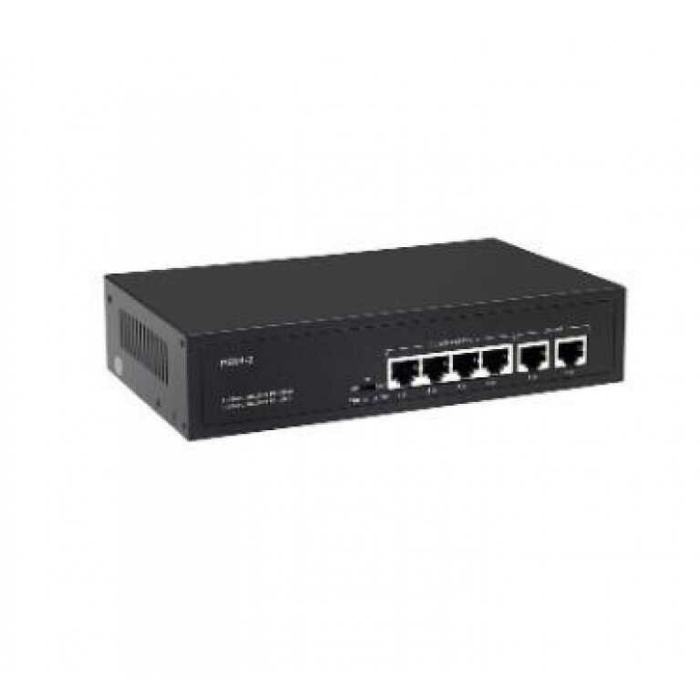 Ods ODS-4P2U 4 Port PoE 10/100 2 Port 10/100 Uplink 65W PoE Switch ...