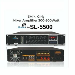 SoundLine SL-5500 500W 100V/70V 4-16Ohm ... Stok Miktarı: 1